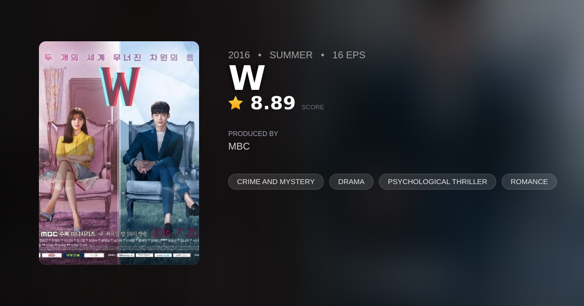 W - DramaList