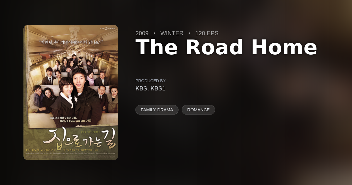 The Road Home - DramaList