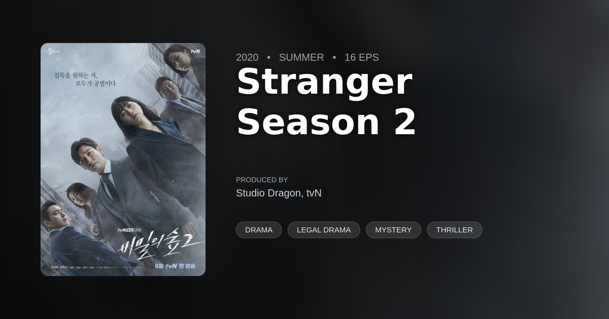 Stranger Season 2 - DramaList